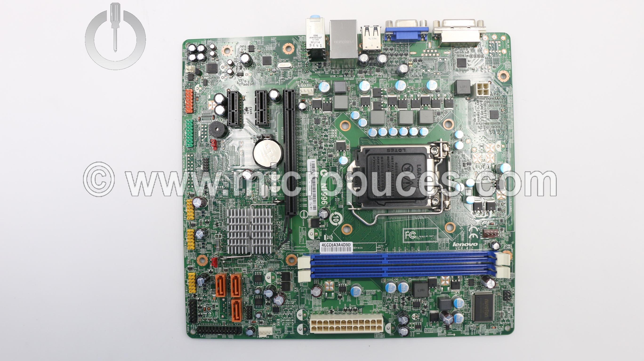 Carte mère pour Edge 72 Desktop (ThinkCentre) - Type 3484 03T8180