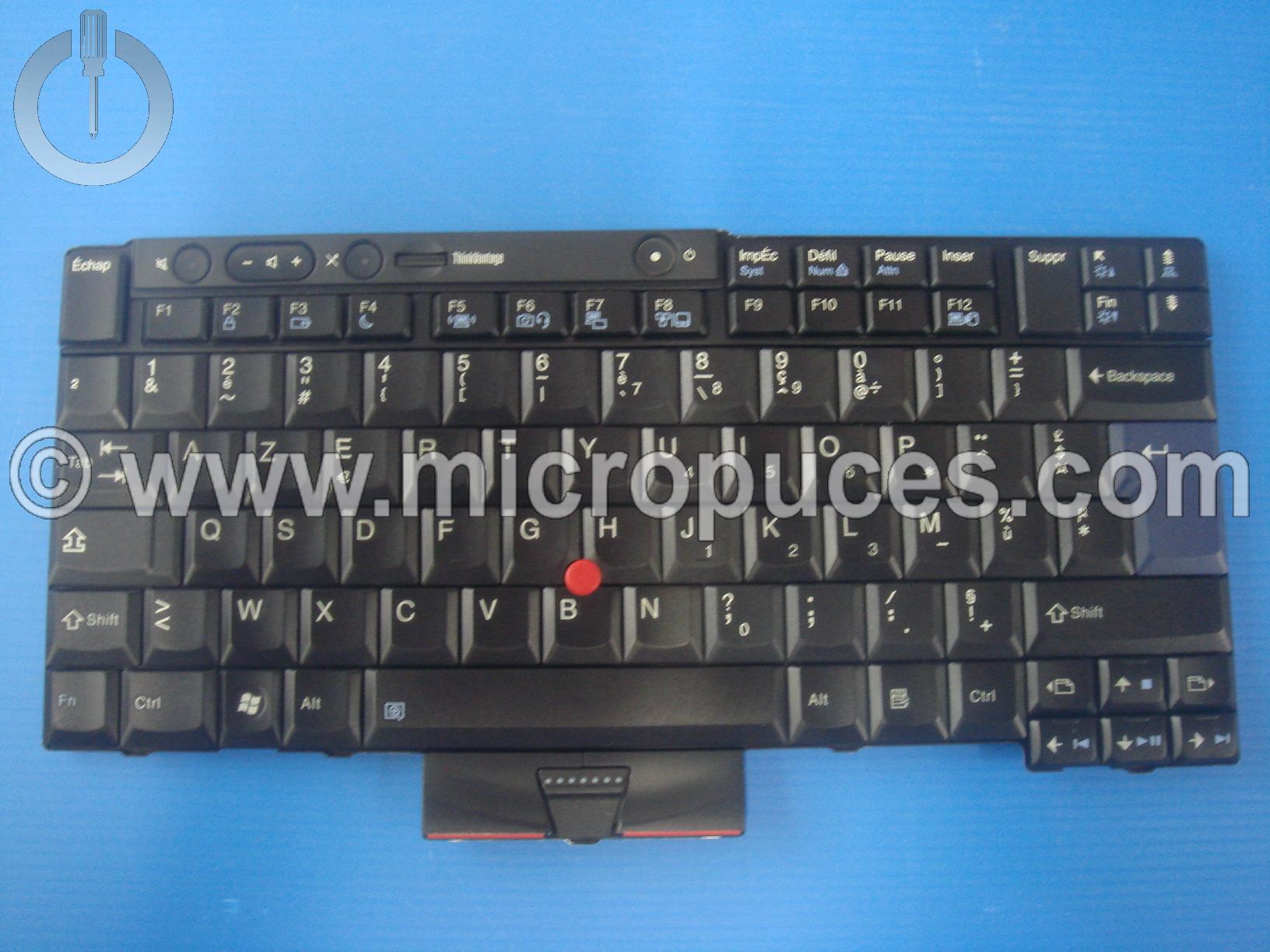 Clavier NEUF AZERTY pour LENOVO Thinkpad T410 T510 X220 Tablet